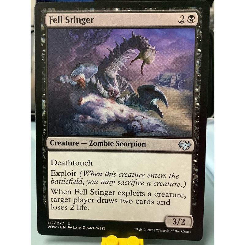 MAGIC: The Gathering - Fell Stinger (Innistrad: Crimson Vow) | Shopee ...