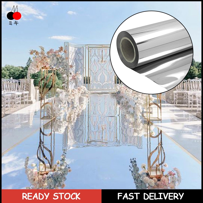 100cm*10m Mirror Carpet Wedding Stage Supplies Silver For T Stage ...