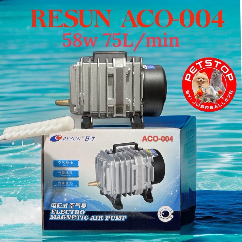 RESUN Air Compressor ACO-004 75L/min 58w, Electro Magnetic Airpump ACO ...