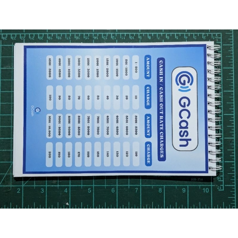 Gcash transaction Notebook and cash in form | Shopee Philippines
