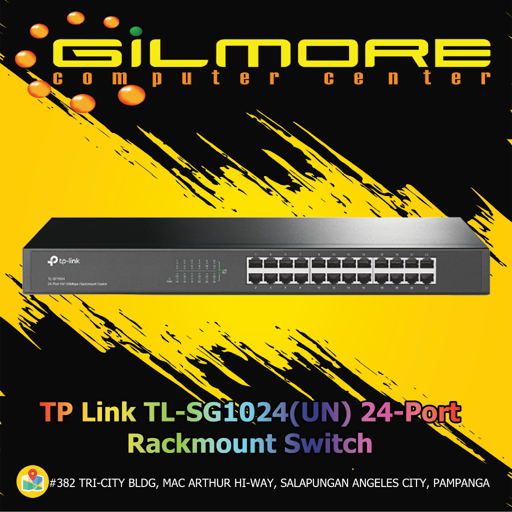 TP- Link 24-Port Gigabit Rackmount Switch | Shopee Philippines