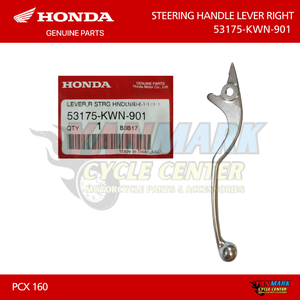 ORIGINAL YAMAHA - STEERING HANDLE LEVER RIGHT - PCX 160 - 53175-KWN-901 ...