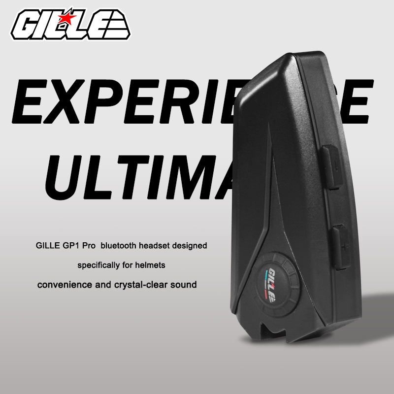 Gille Gp 1 Pro Bluetooth Headset For Motorcycle Helmet Intercom Shopee Philippines
