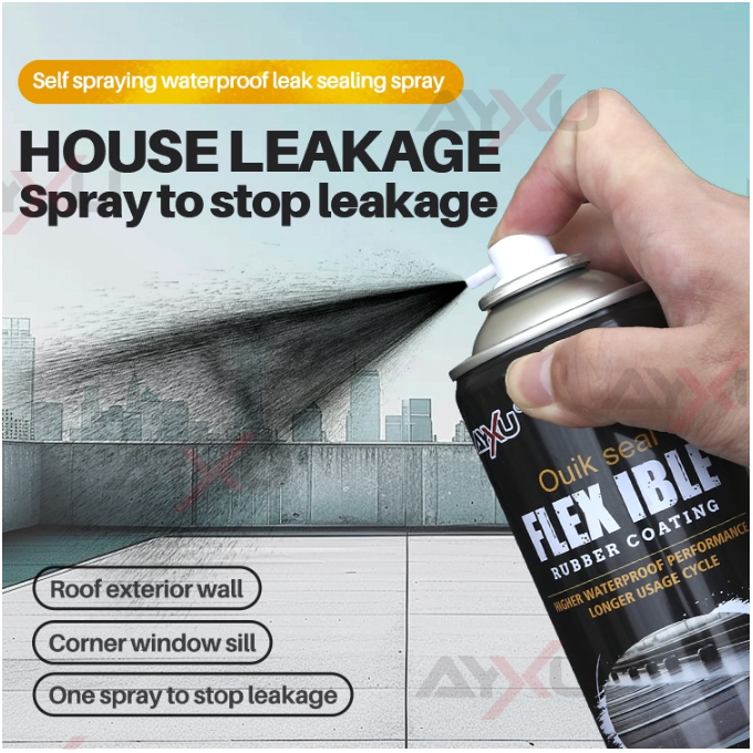Quick Seal Flexible Rubber Coating (450ml) Waterproof Spray Sealant l ...