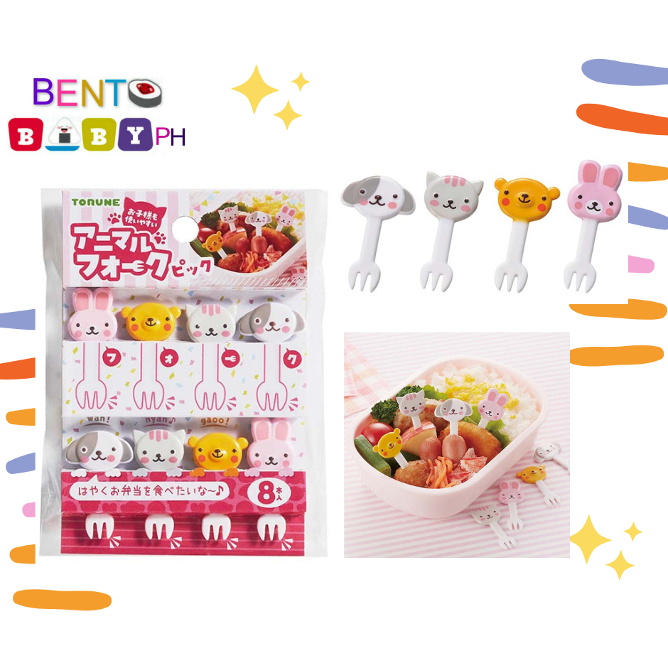 Bento Torune Food Picks Animal Fork Picks NEW Bento Picks | Shopee ...