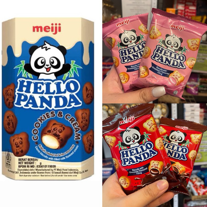 Meiji Hello Panda Biscuits 43g (2 for ₱73) | Shopee Philippines