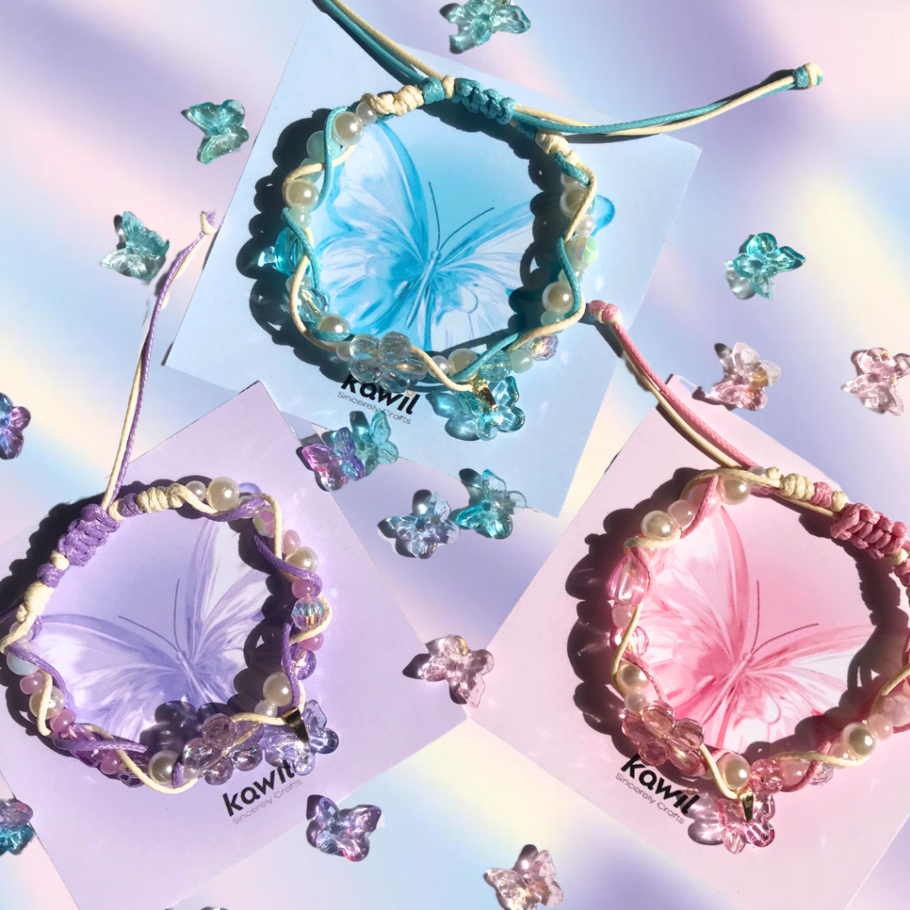 KAWIL Petal Wings Bracelet | Butterfly | Flower | Shopee Philippines