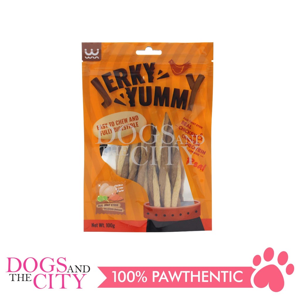 ENDI WJ-003 Chicken & Liver Flavor Dual Jerky Sticks 100g | Shopee ...