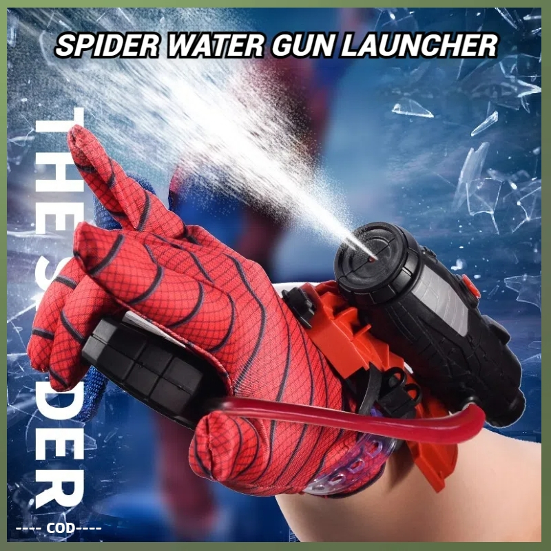 Spiderman Wrist Water Gun Launcher Spider Web Shooter Outdoor Toy Water ...