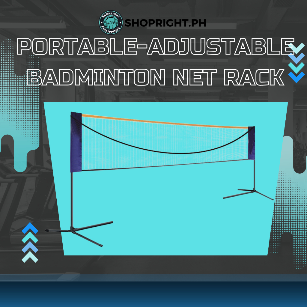 Portable Folding Badminton Pickleball Net Rack Tennis Net Rack Indoor ...