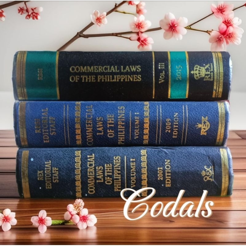 COMMERCIAL LAWS OF THE PHILIPPINES CODAL ( BUNDLE) | Shopee Philippines