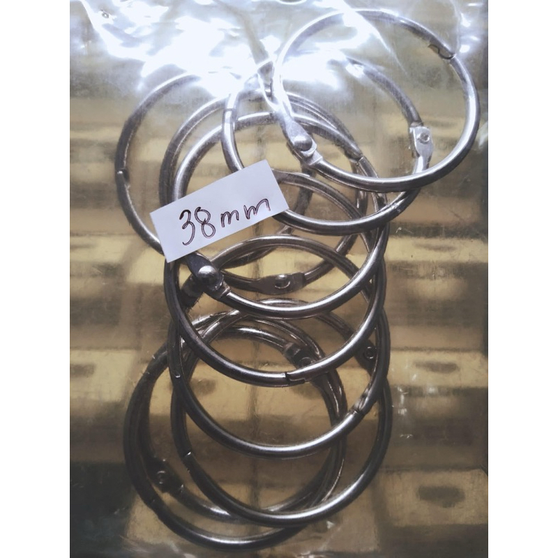 38mm Metal Loose Leaf Ring Binder Multi-Function Binding Rings For Diy ...