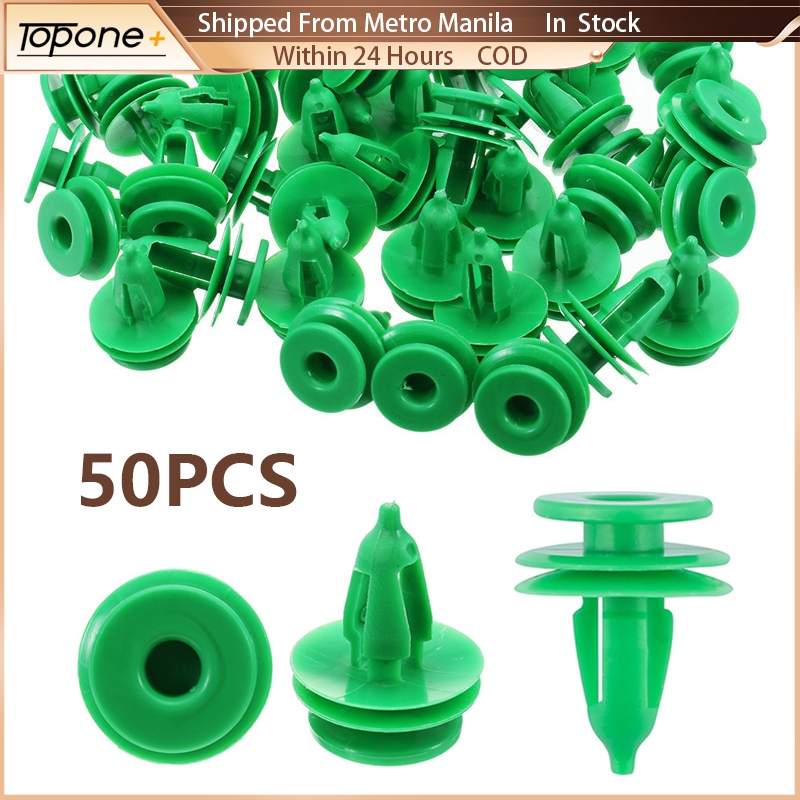 50pcs Chrysler Car Door Panel Trim Fasteners Green Clips For Chrysler ...