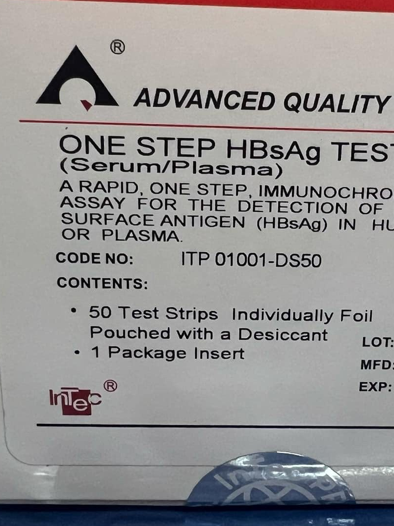 intec hbsag and syphilis with cpr | Shopee Philippines