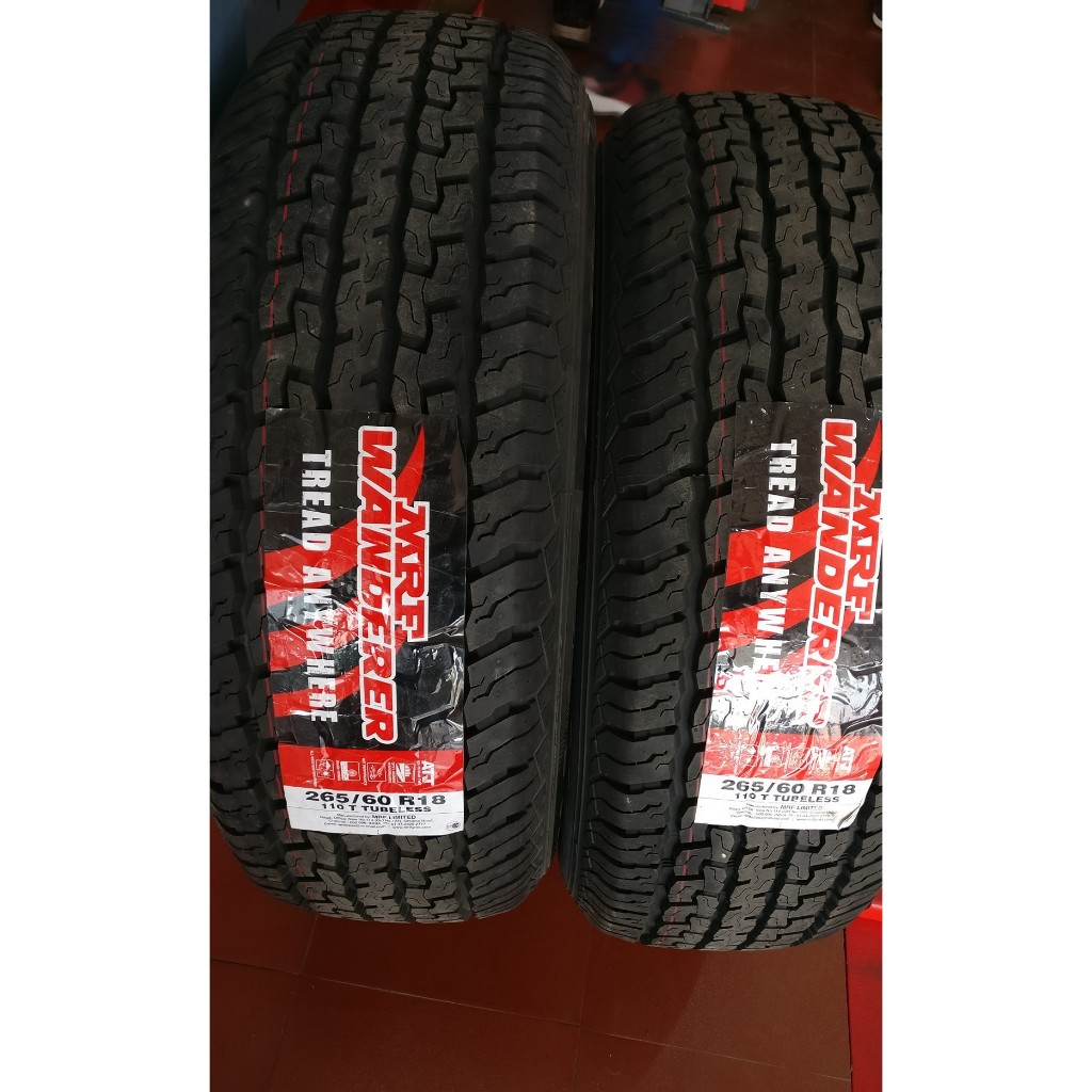 265/60 R18 MRF Tire India | Wanderer A/T (265/60R18) | Shopee Philippines