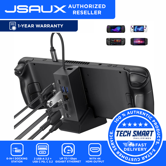 JSAUX 6-in-1 Multifunctional Docking Station for Steam Deck/ROG Ally/Legion Go/MSI Claw | Shopee ...