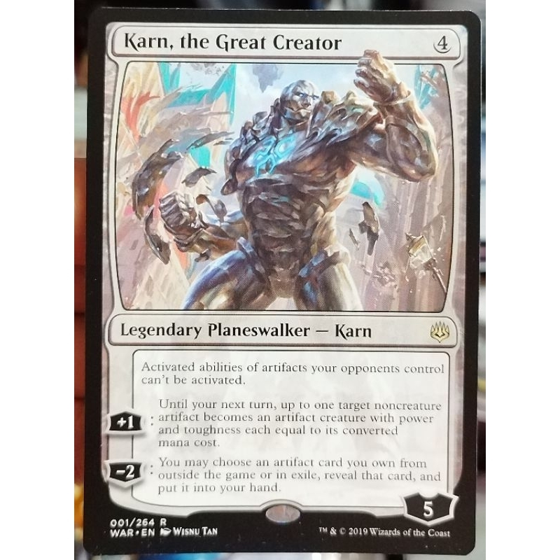 Karn, the Great Creator (Magic the gathering) | Shopee Philippines