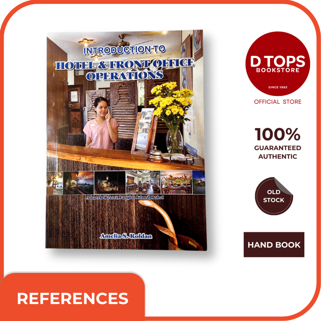 INTRODUCTION TO HOTEL AND FRONT OFFICE OPERATIONS by A. Roldan | Shopee ...