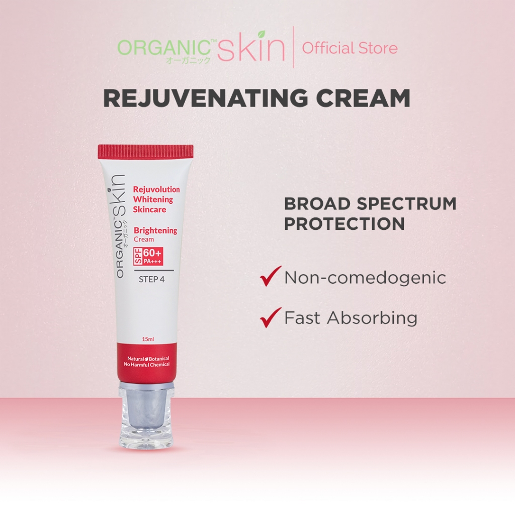 Organic Skin Japan Rejuvenate Whitening Face Cream Sunscreen 15ml ...