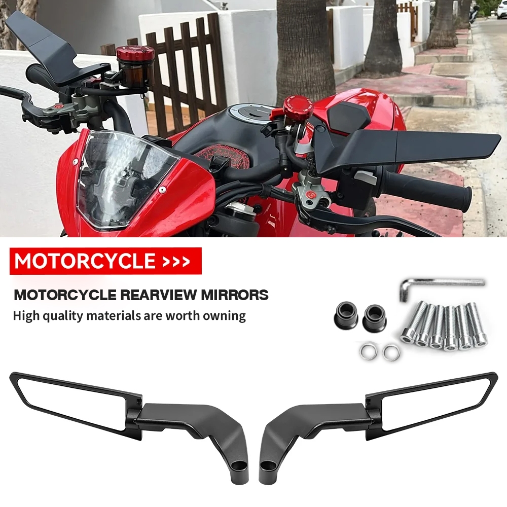 UNIVERSAL WINGLET ALLOY NINJA STEALTH MIRROR H3249 / L3248 WIND WINGS ...