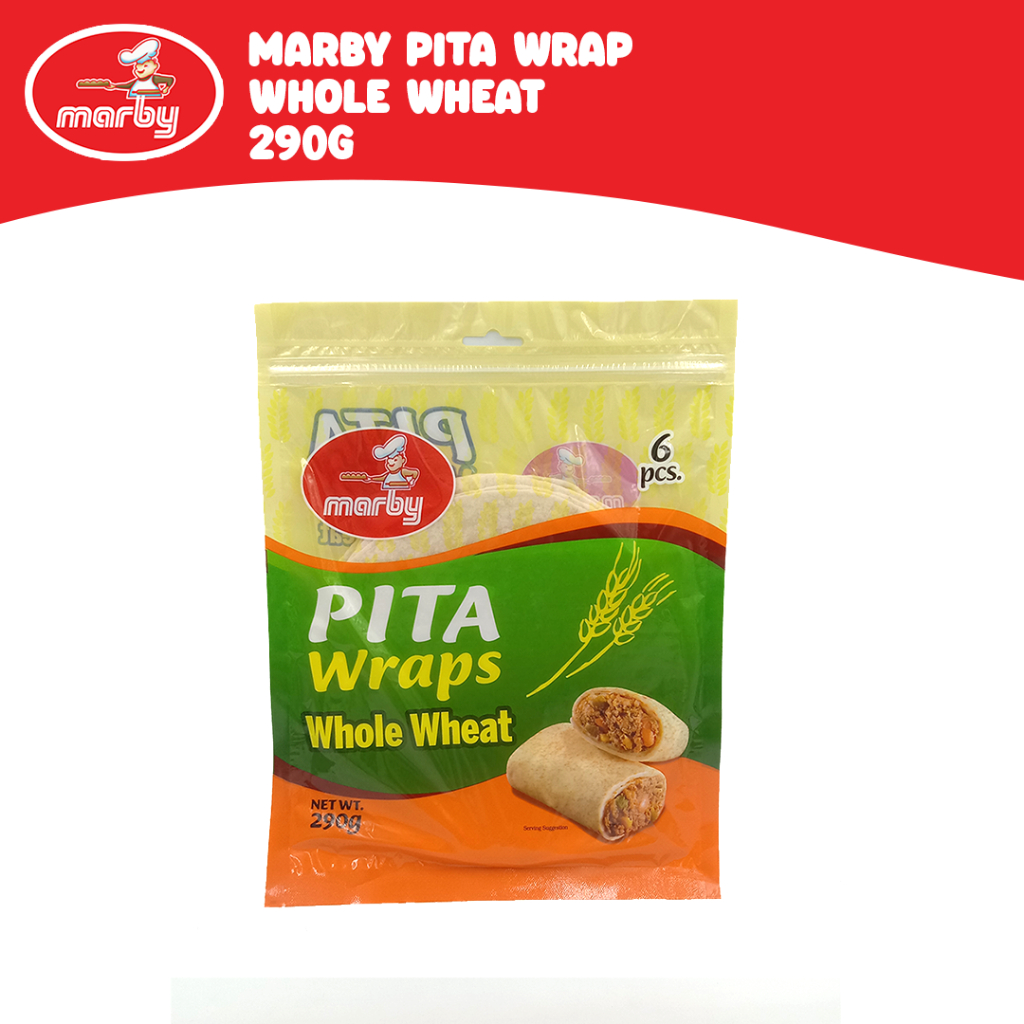 Marby Pita Wraps Whole Wheat | Shopee Philippines