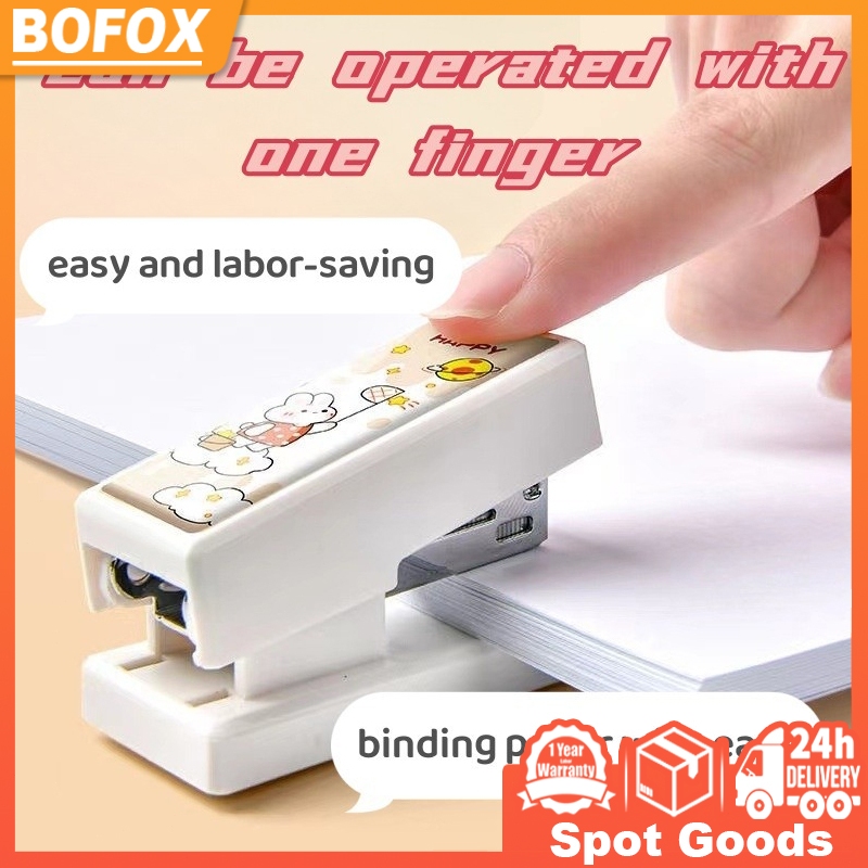 Multifunction Paper Binder Tools Mini Stapler Set with Staples Cartoon ...