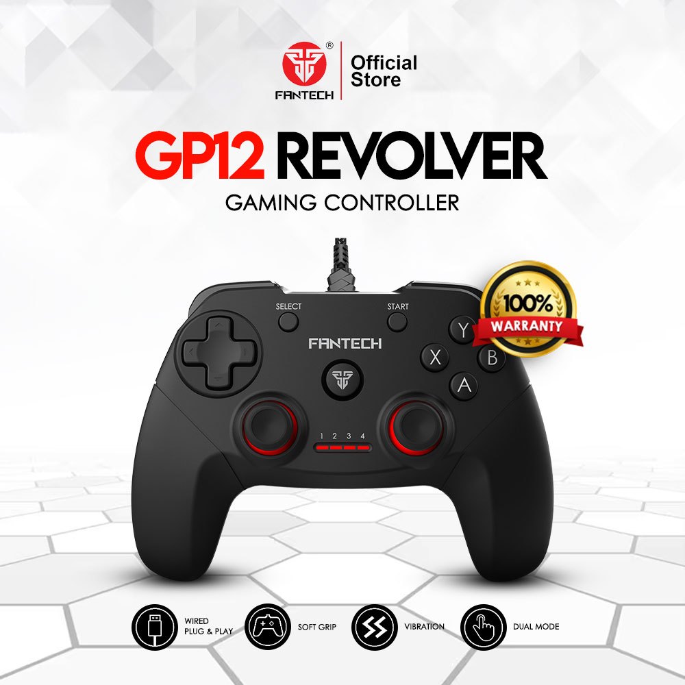 Fantech GP12 Revolver Gaming Controller Gamepad Joystick | Shopee ...