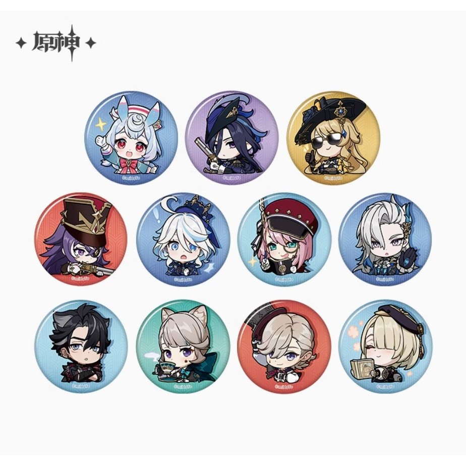 [Official Genshin Impact] Emoticon Series Chibi badge | Shopee Philippines