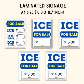 Shop signage ice for sale for Sale on Shopee Philippines