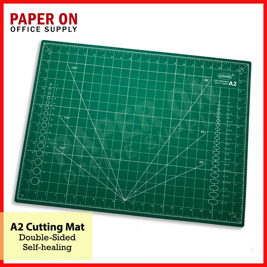 Cutting Mat A2 Double Sided Self Healing Cutting Mat 60x45cm (ALLWIN ...