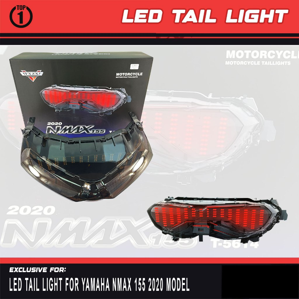 Top1 Motors LED Tail Light For Yamaha NMAX V1 155 Motorcyle Accesories ...