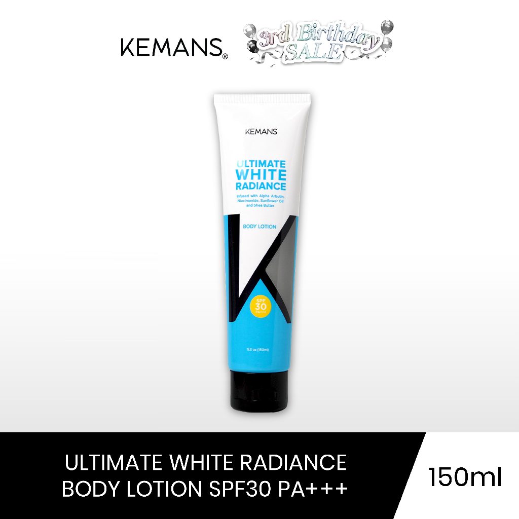 Kemans Ultimate White Radiance Body Lotion with SPF30 PA+++ 150ml ...