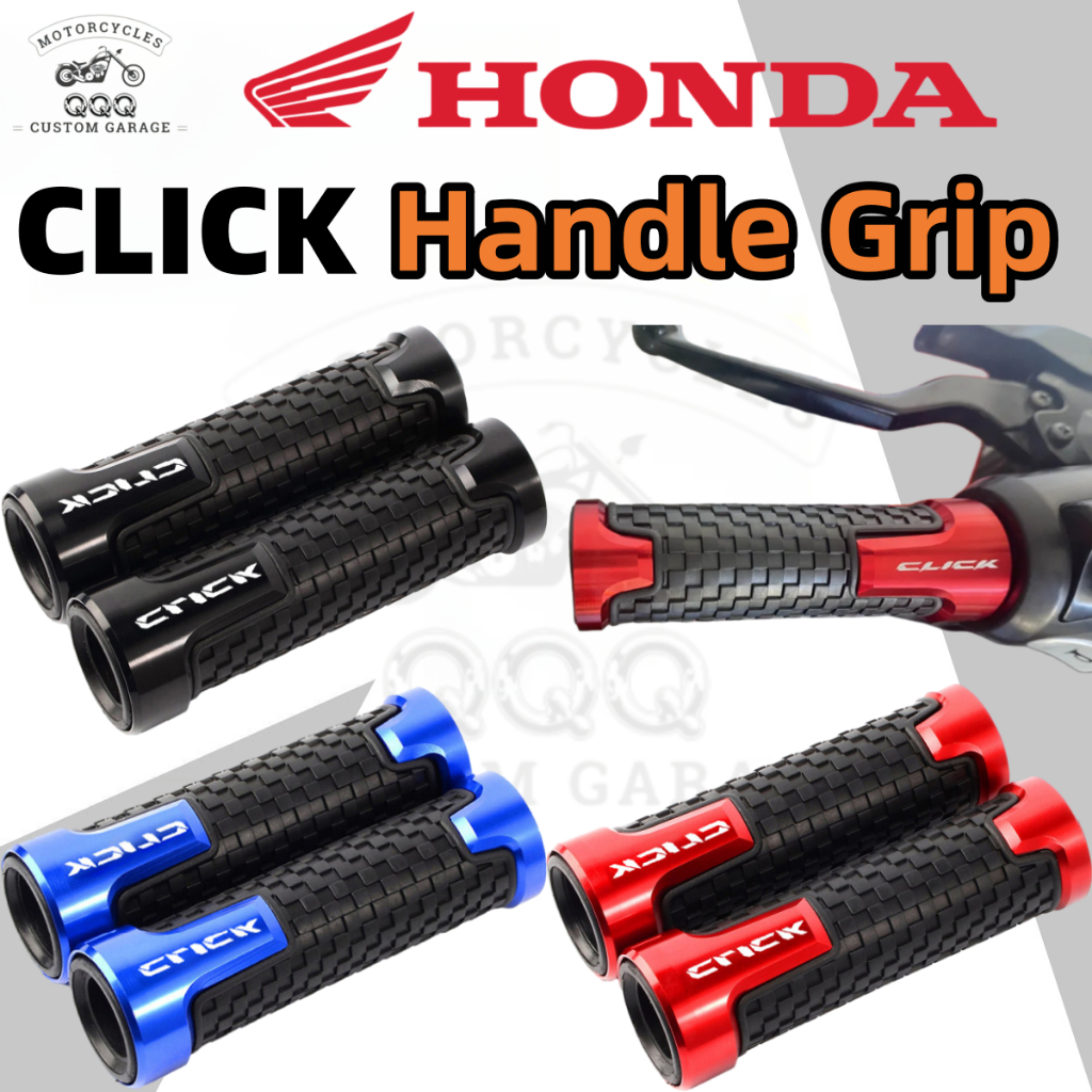 HONDA CLICK Handle Grip Set Universal Rubber Handle Grip For Click NMAX ...