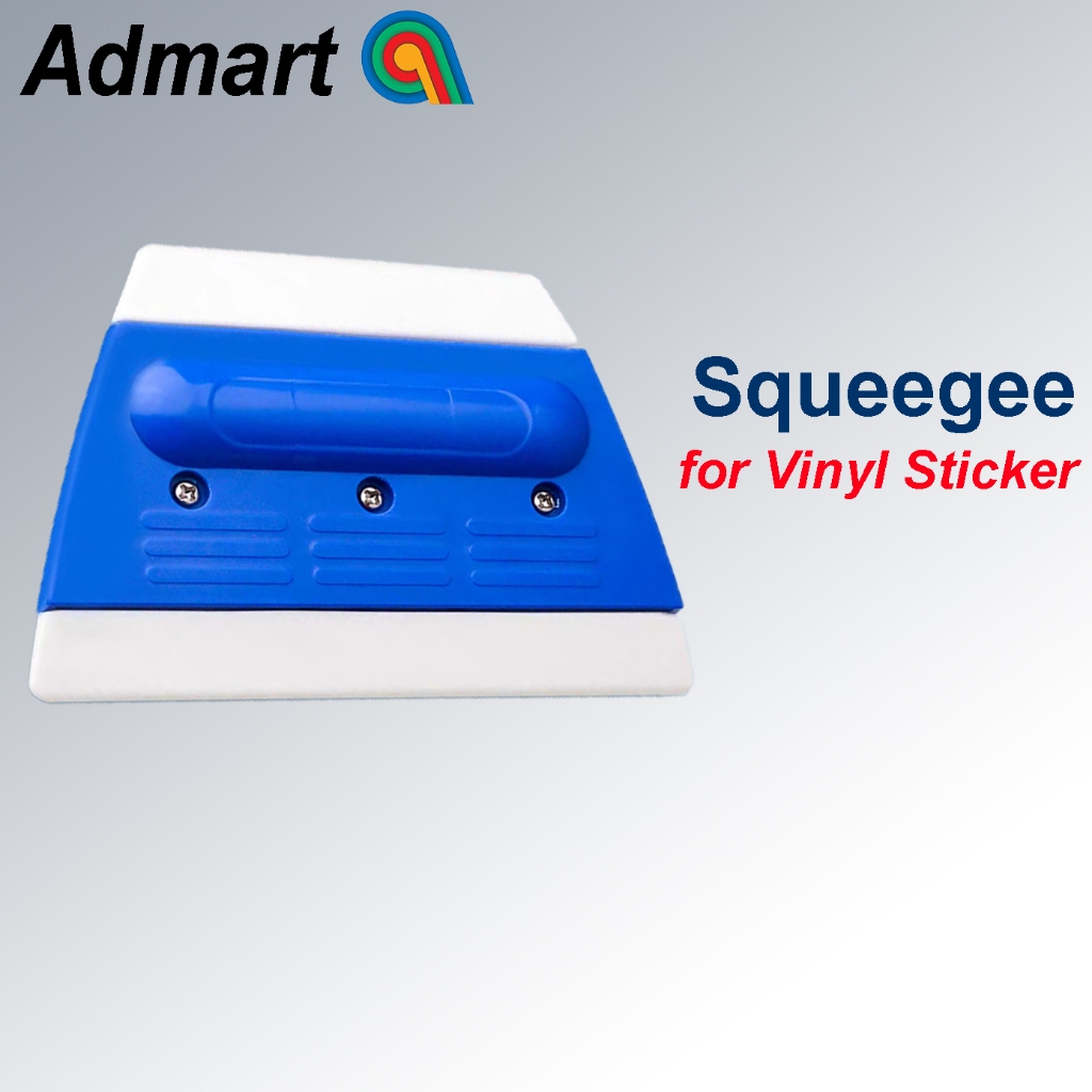 Admart Rubberized Trapezoid Shape Blue Squeegee | Shopee Philippines