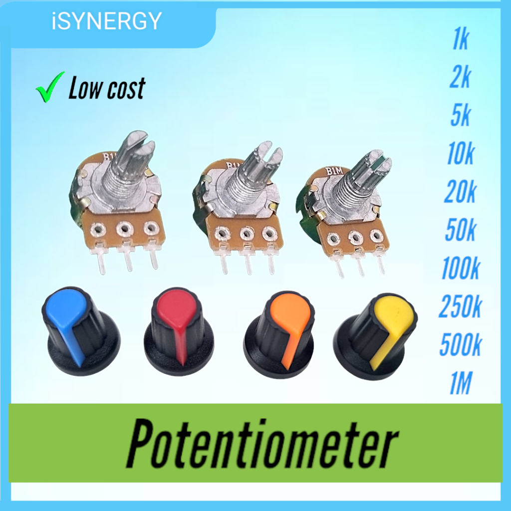 POTENTIOMETER 500 ohms - 1Mohms | Shopee Philippines