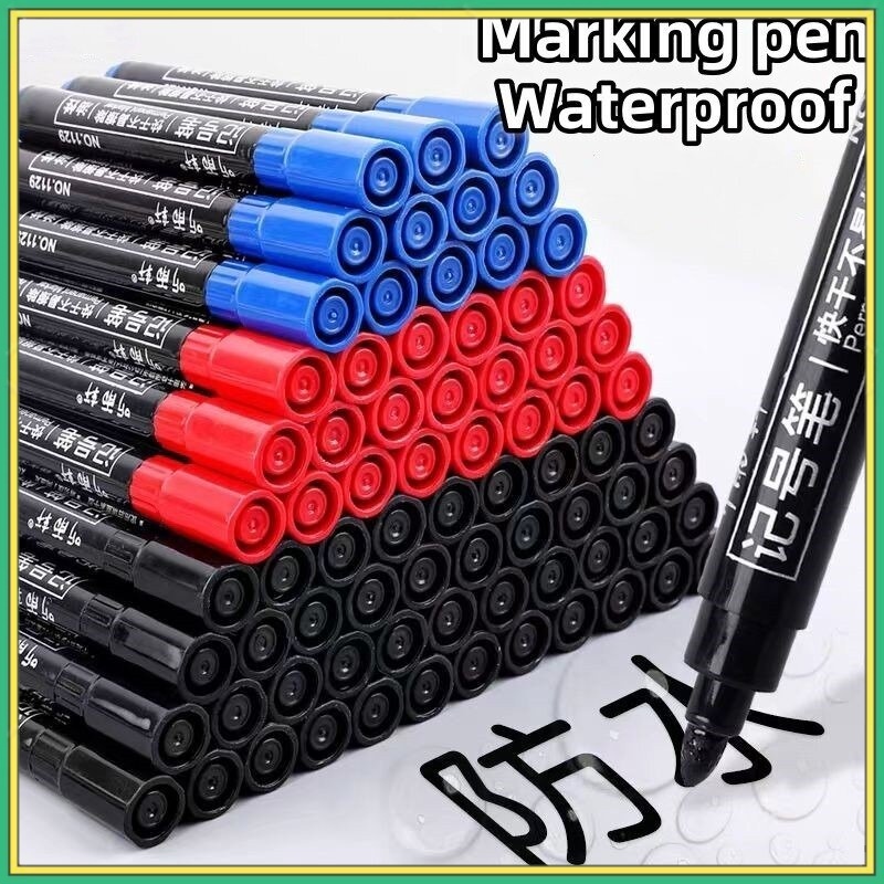Professional Marking Pen Quick-Drying Waterproof Pens Oil Based Quick ...