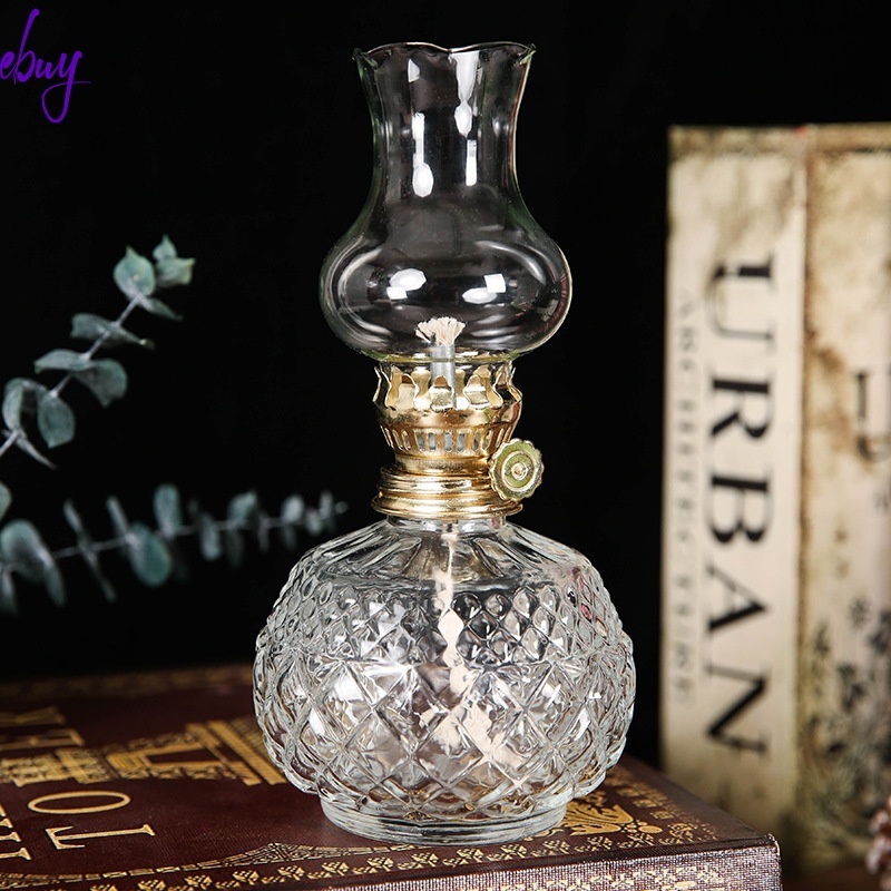 Classic Empty Oil Lamp Clear Glass Perfect for Indoor and Outdoor Use ...