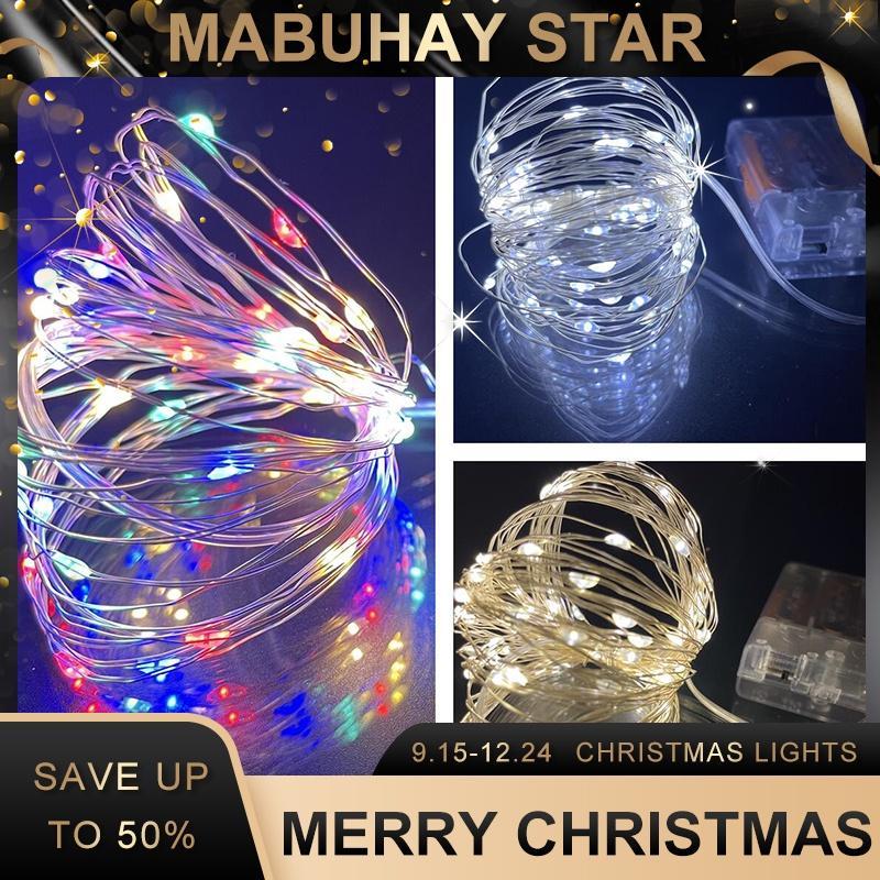 COD MABUHAY STAR 50L 100L BATTERY LIGHT /CHRISTMAS LIGHTS / OUTDOOR ...