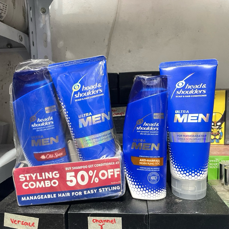 Head & Shoulder Ultra Men Shampoo & Conditioner 170ML | Shopee Philippines