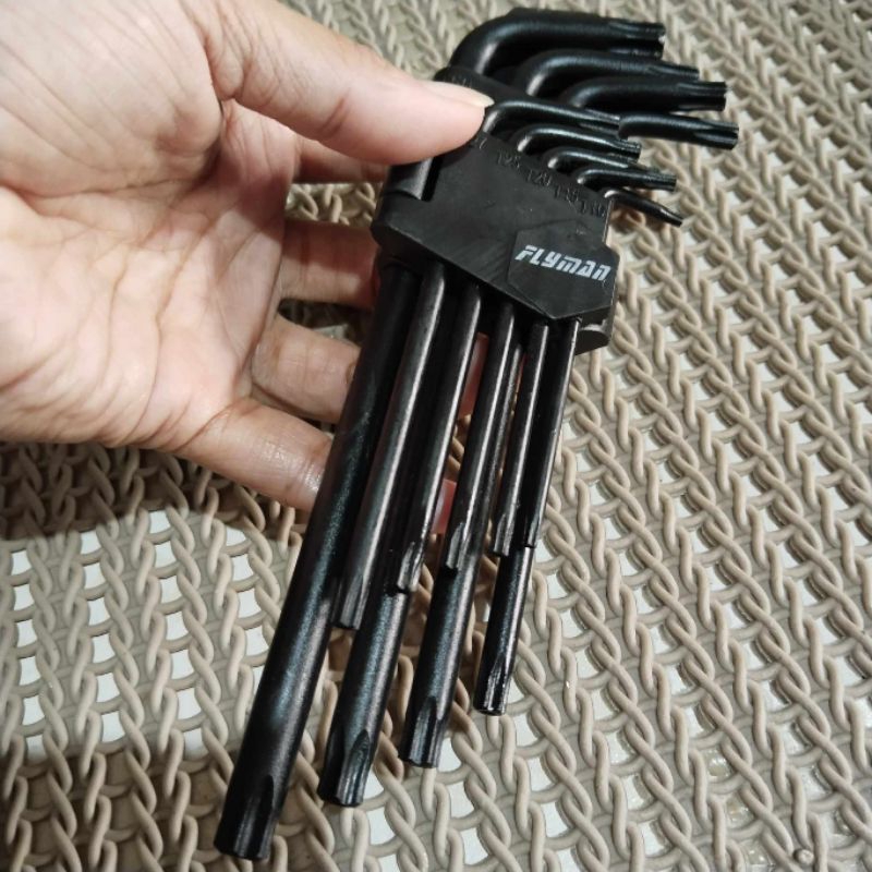 SET LONG ALLEN WRENCH FLOWER TYPE ORIGINAL | Shopee Philippines