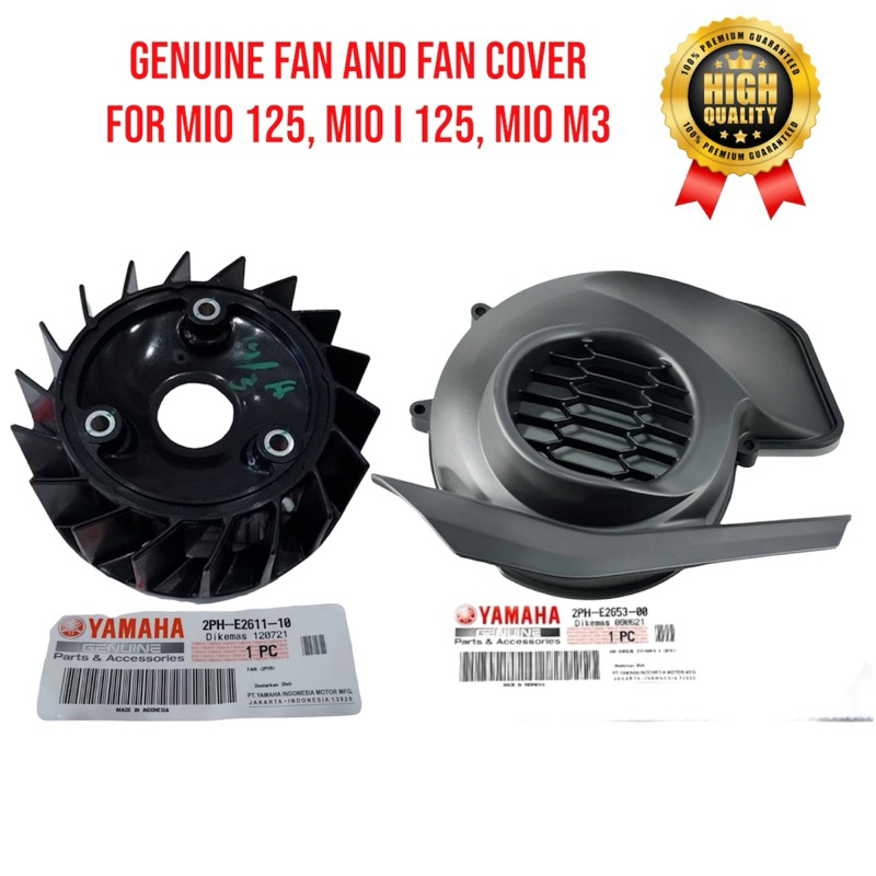 ORIGINAL FAN AND FAN COVER FOR MIO 125, MIO I 125, MIO SOUL I, MIO M3 ...