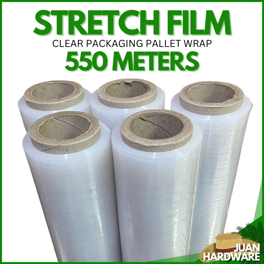 Stretch Film Jack Wrap 20microns x 550M x 2.4kg Shrink Wrap Plastic ...