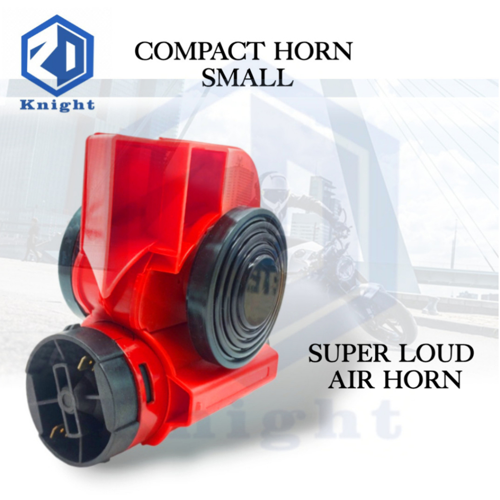 KNIGHT COMPACT HORN LOUD HORN WITH HORN RELAY SET 12V LOUD HORN ...