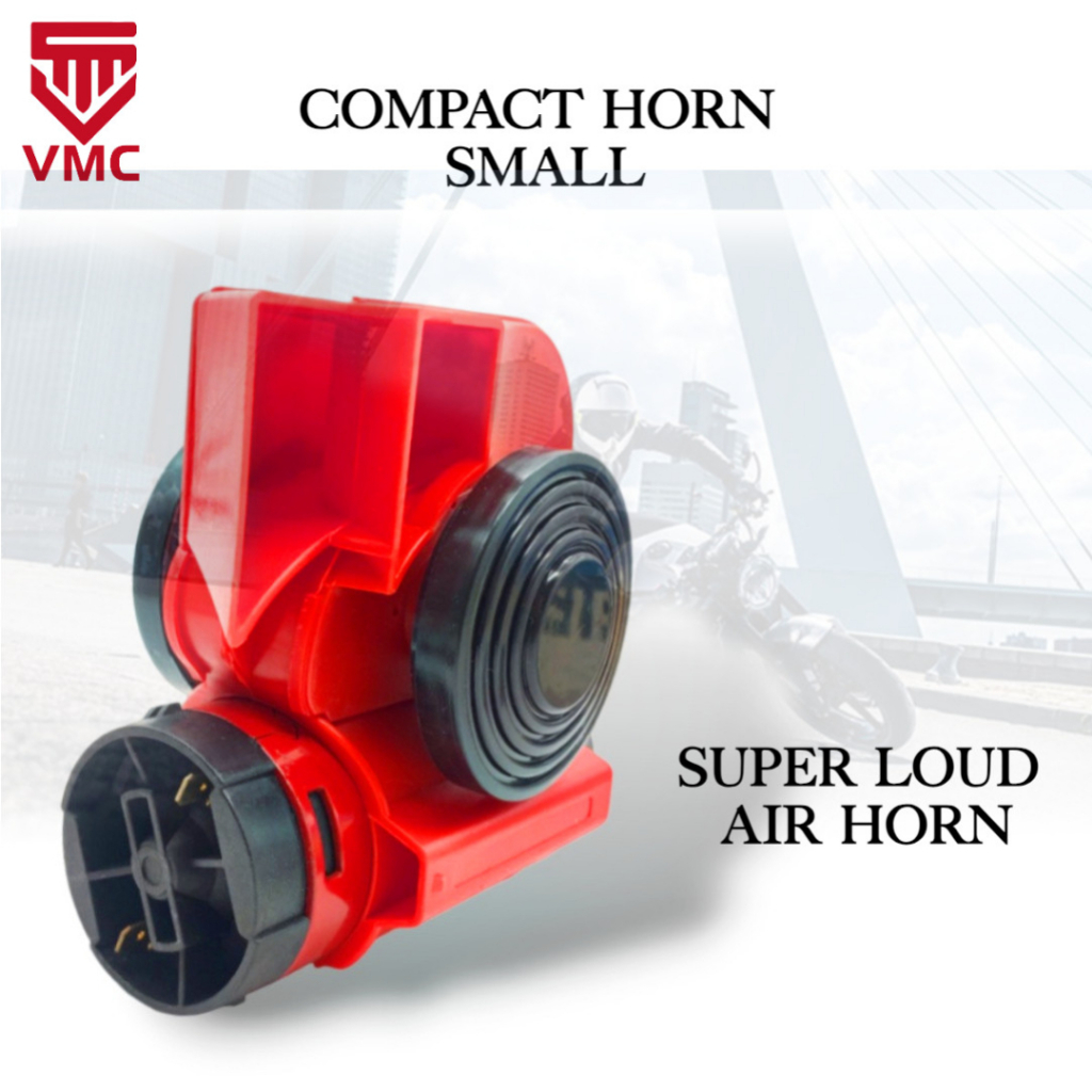 VMC COMPACT HORN LOUD HORN WITH HORN RELAY SET 12V LOUD HORN | Shopee ...