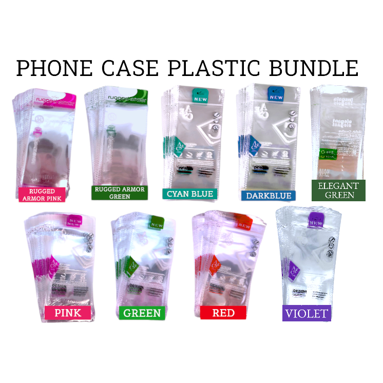 PHONE CASE PLASTIC WRAPPER CLEAR TRANSPARENT PLASTIC WITH TAPE SEAL 100 ...