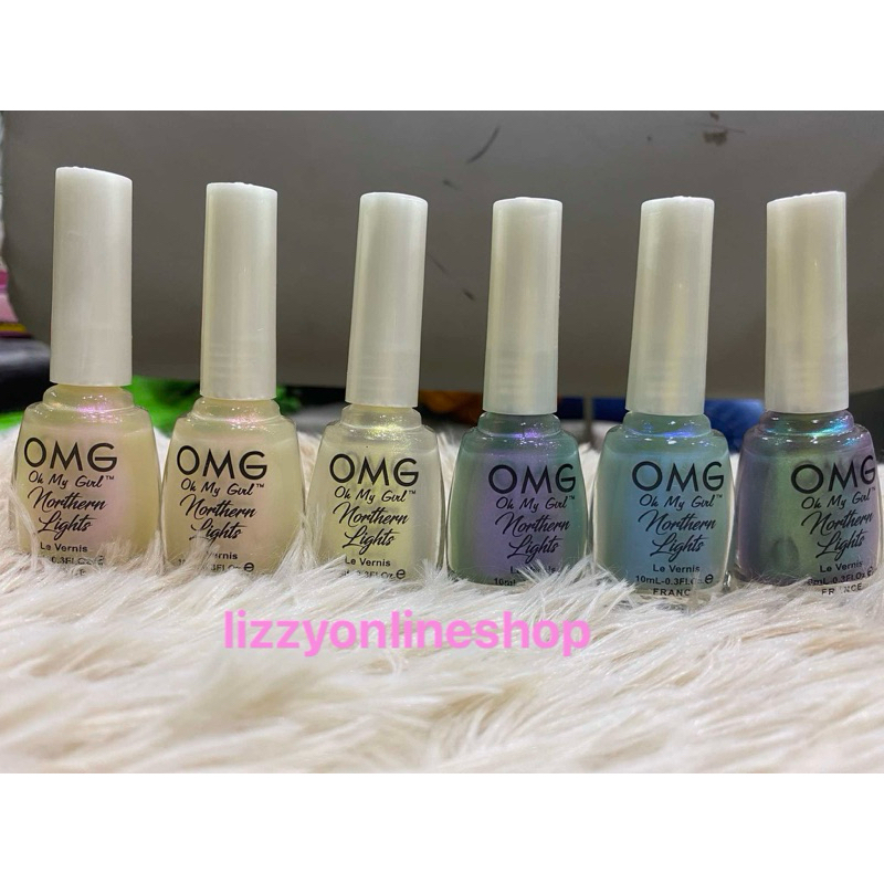 Omg Northern Lights Nail polish 10ML l 3 color effect | Shopee Philippines