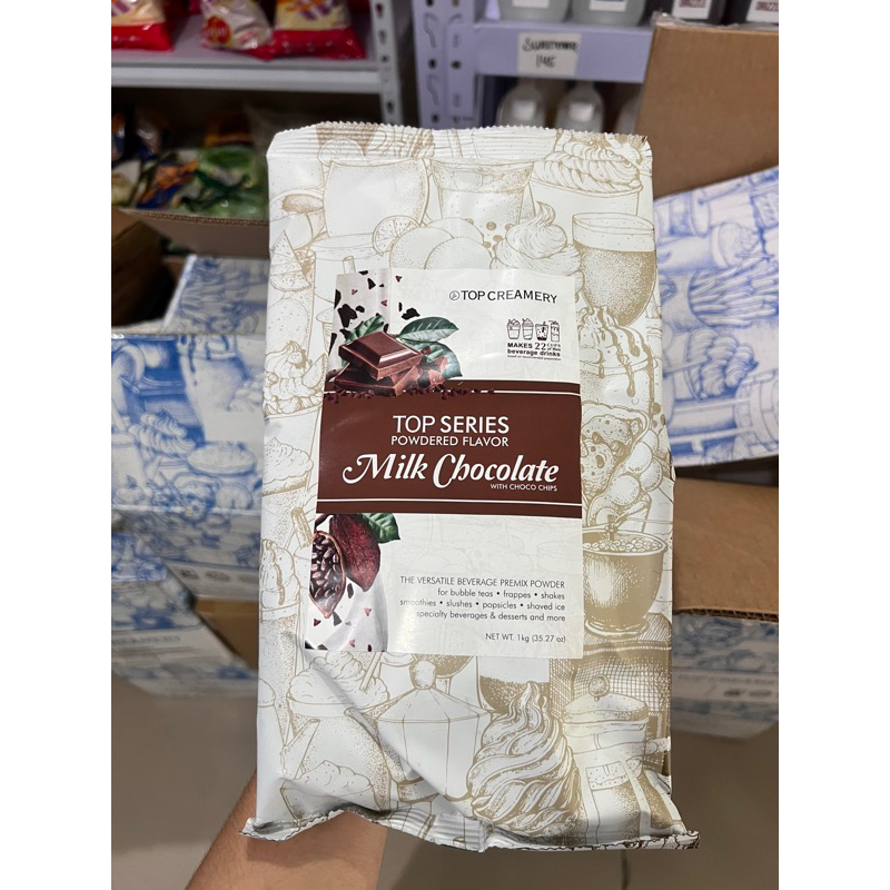 Top Creamery Milk Chocolate Kisses Powder 1kg | Shopee Philippines