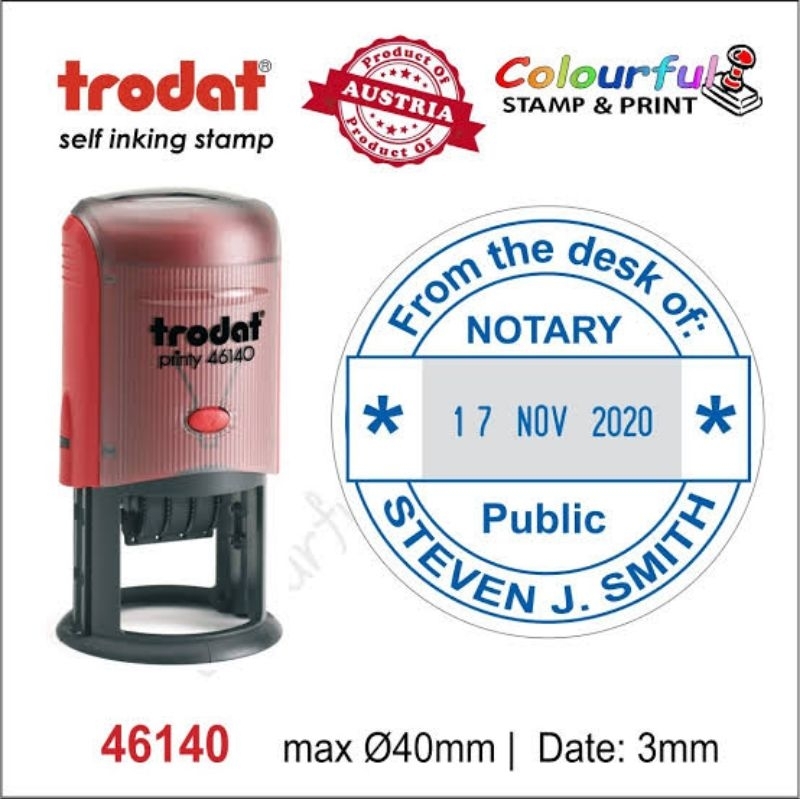 TRODAT 46140 DATER ROUND ( 40 MM DIAMETER) | Shopee Philippines