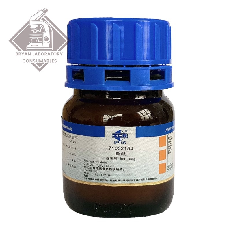 Phenolphthalein AR Analytical Pure IND Indicator 25g Laboratory ...