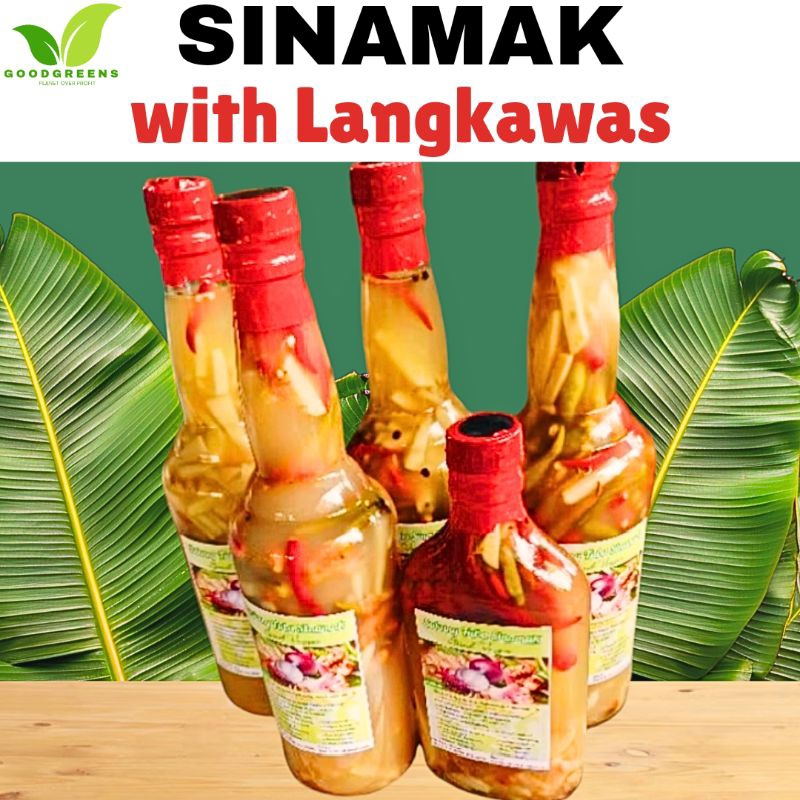Sukang Tuba Sinamak with Langkawas, Pure Sukang Tuba Sinamak, Spiced ...